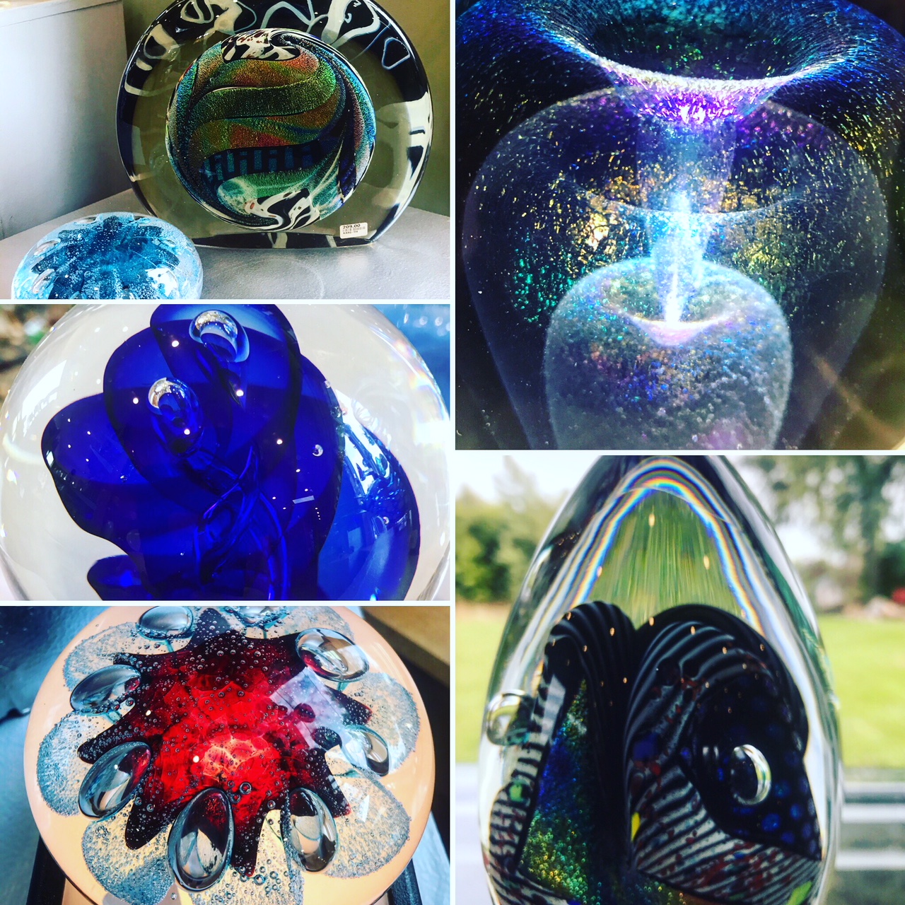 Glass Paperweights