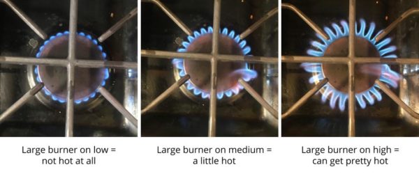 Burner Size Influences Handle Temps - Clay Coyote